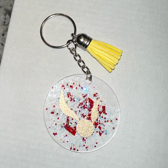 Accessories | Nwt Harry Potter Golden Snitch Keychain Handmade | Poshmark